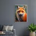 Fox Wall Art and Poster, Printable Red Fox Illustration in Earthy Tones ...
