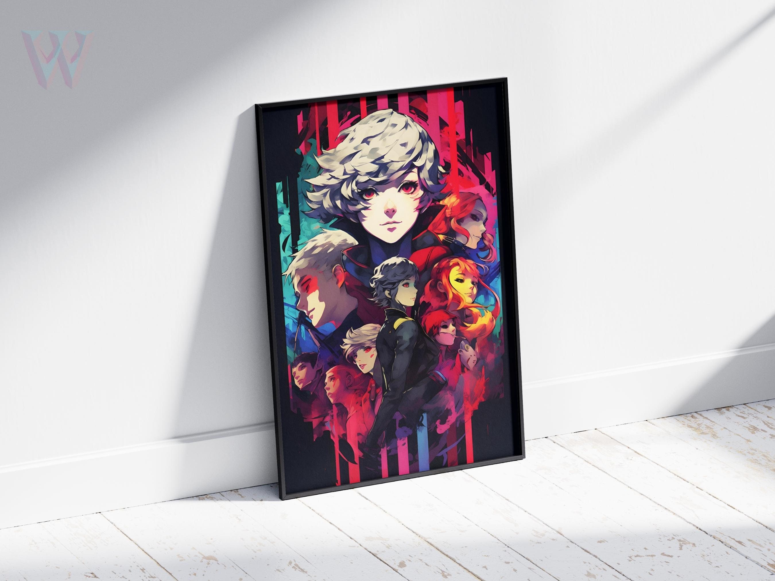 Persona Poster High Quality Anime Art Print Manga Wall - Etsy