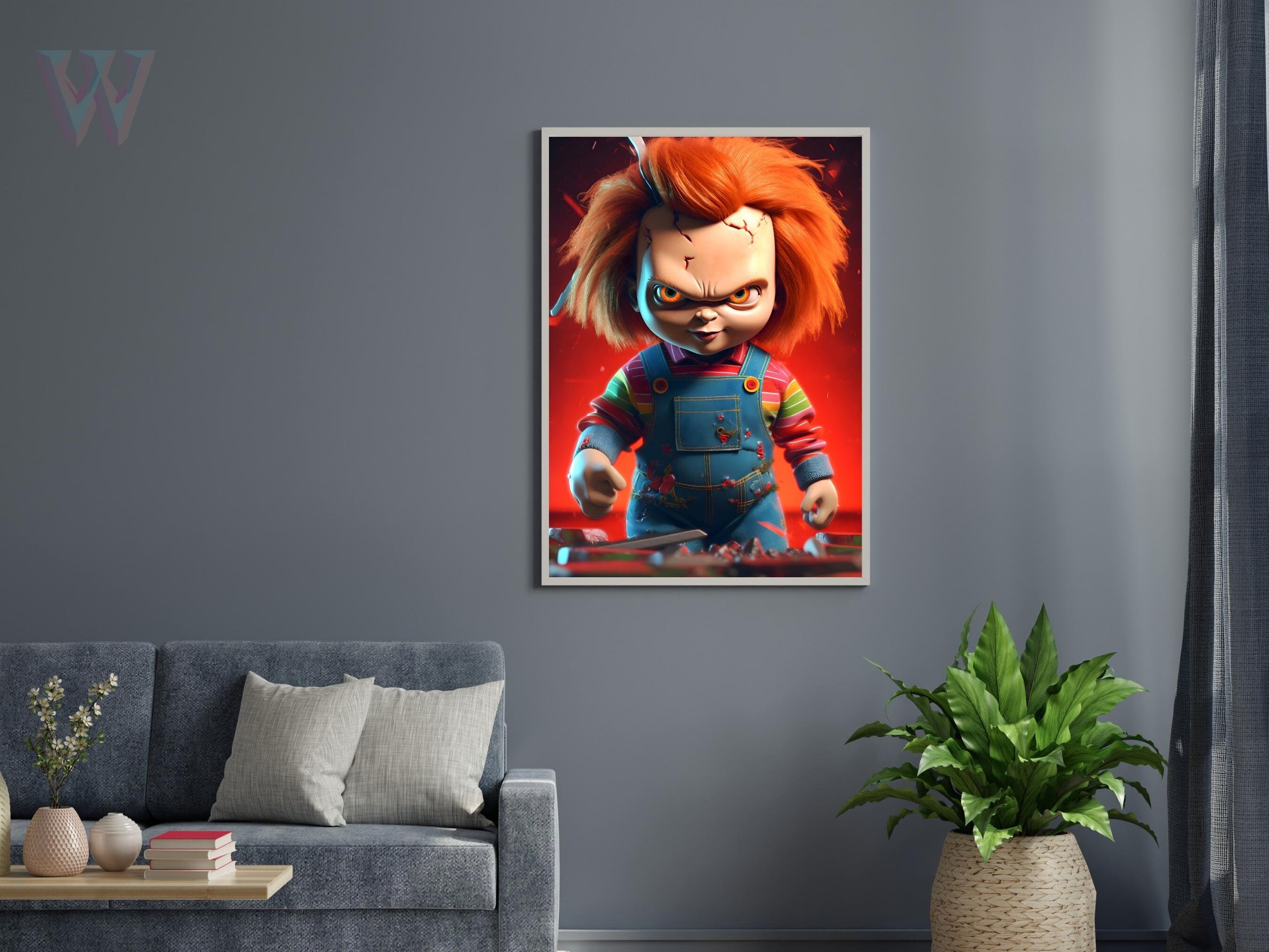 Seed of Chucky Poster, Horror Movie Art, Vintage Wall Decor, Cult ...
