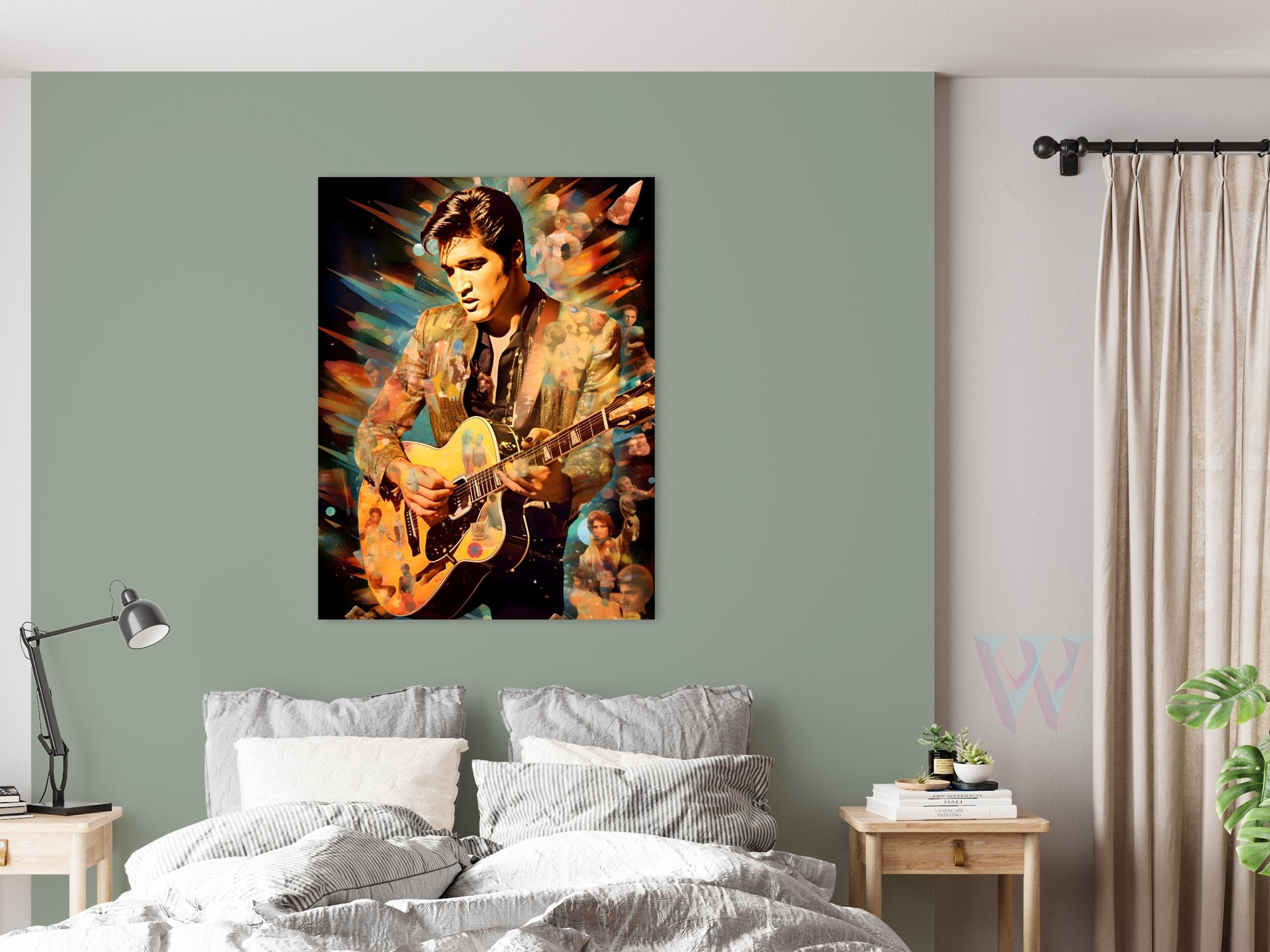 Elvis Presley Vintage Wall Art Poster, Iconic Music Legend Decor ...