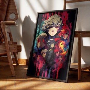Persona Poster, High Quality Anime Art Print, Manga Wall Decor, Gift ...