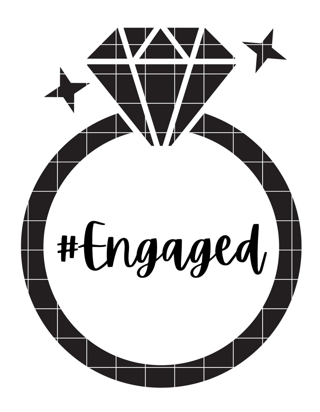 Engaged- Bride to Be SVG File - Etsy