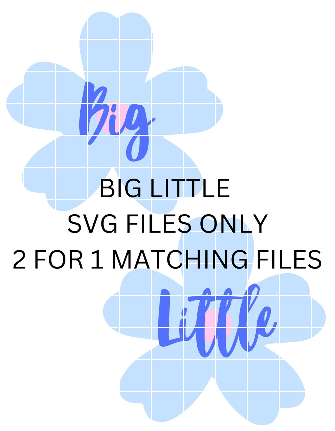 Big & Little Sister SVG Files - Etsy