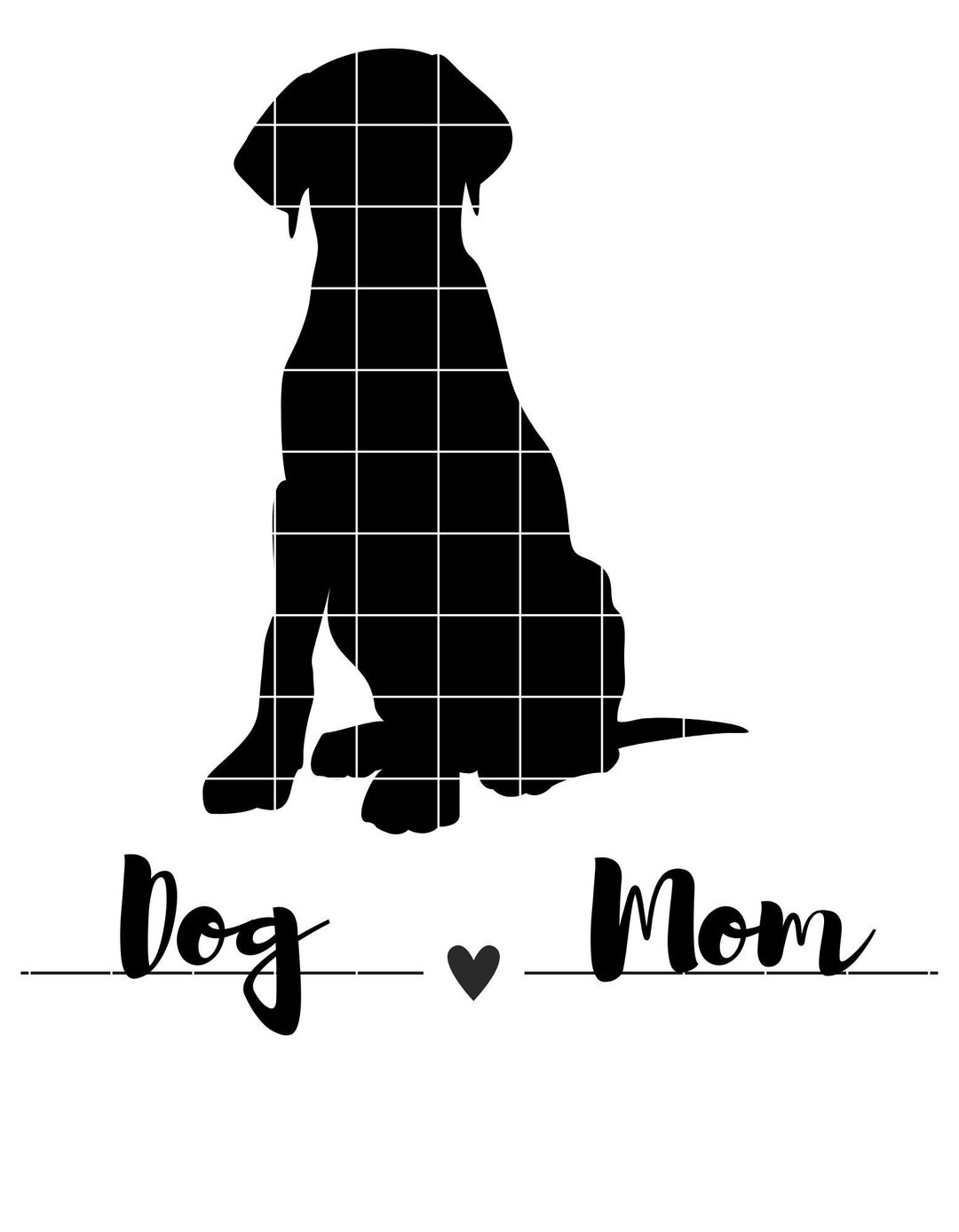 Dog Mom SVG File - Etsy