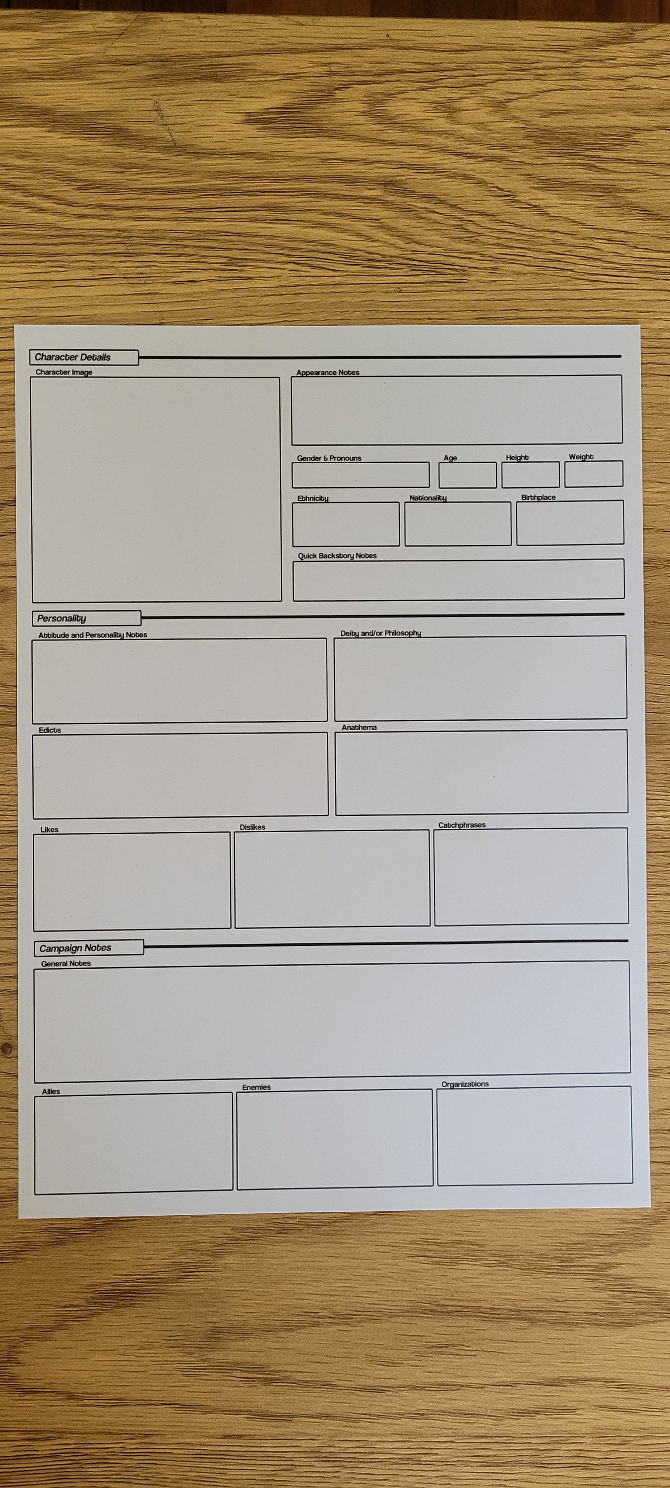 Pathfinder Second Edition Remastered Character Sheet - Etsy
