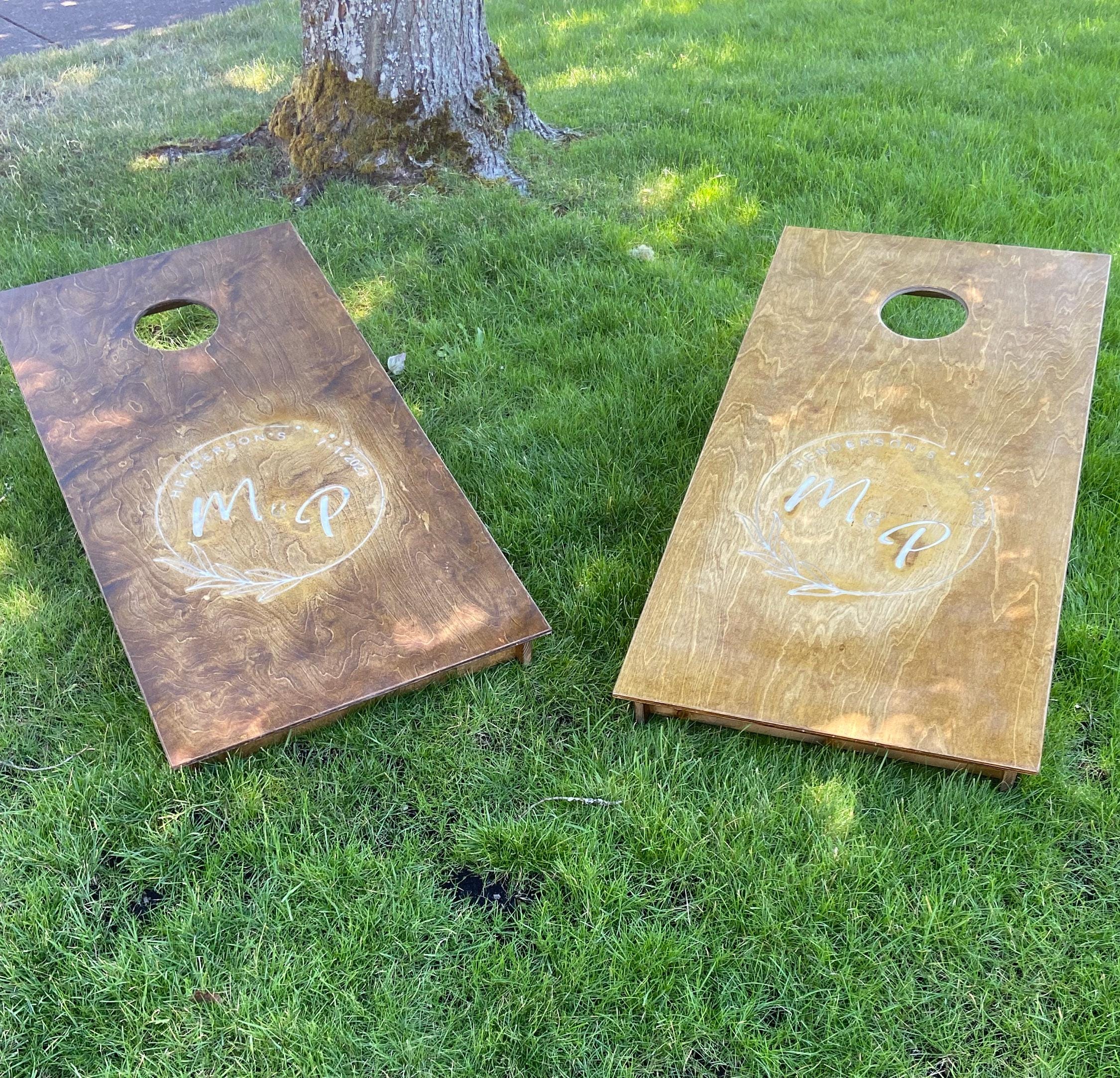 Cornhole Board Set - Etsy