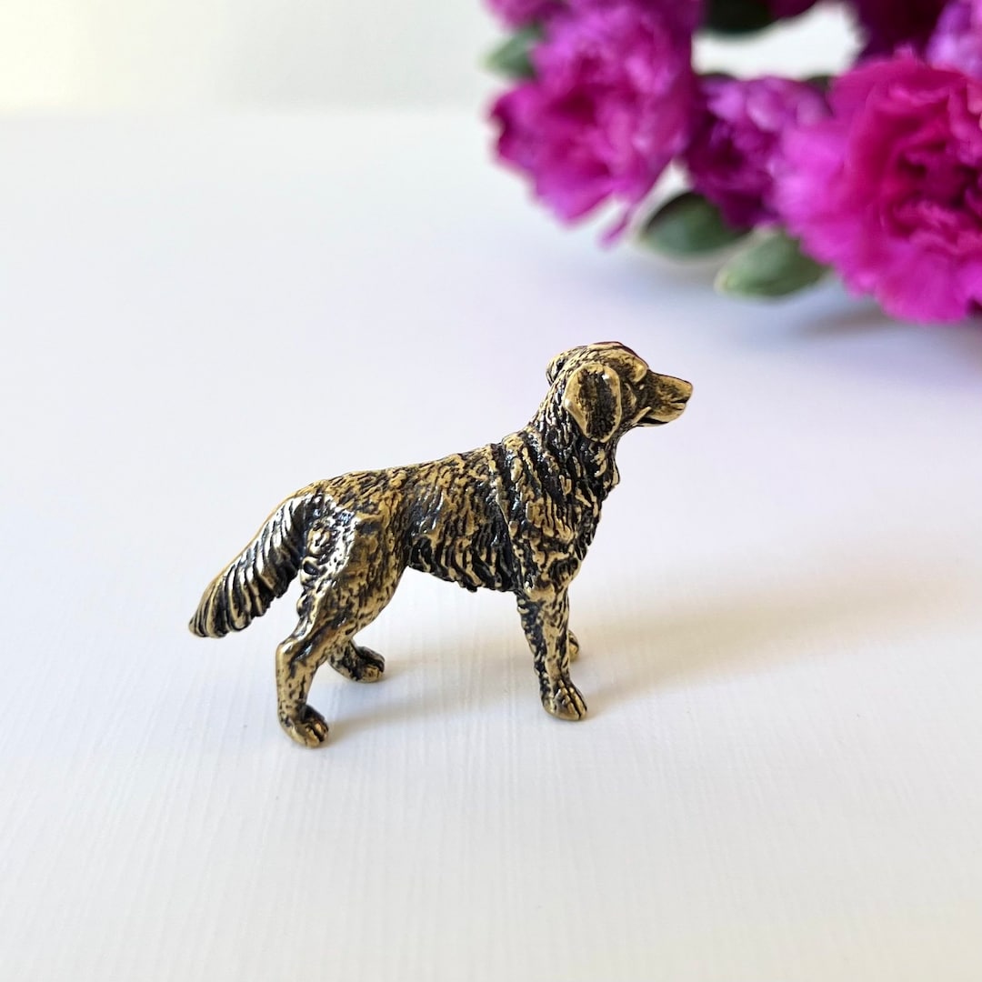Brass Dog Figurine - Etsy