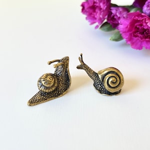 Brass Snail Pack of 2 - Etsy