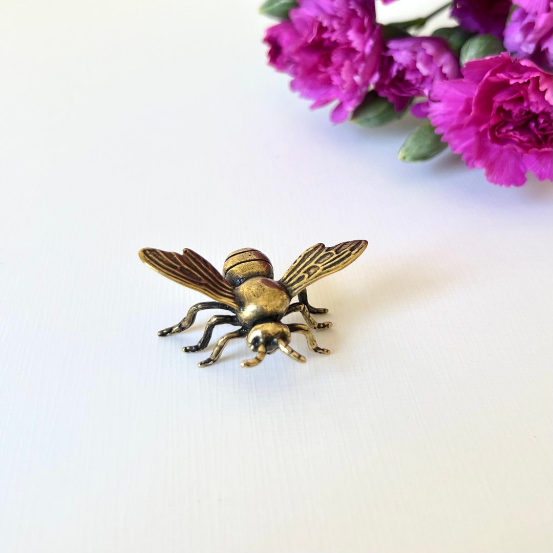 Brass Bee Figurine - Etsy
