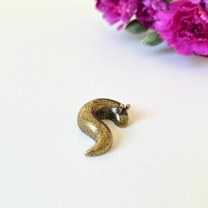 Brass Slug Figurine - Etsy
