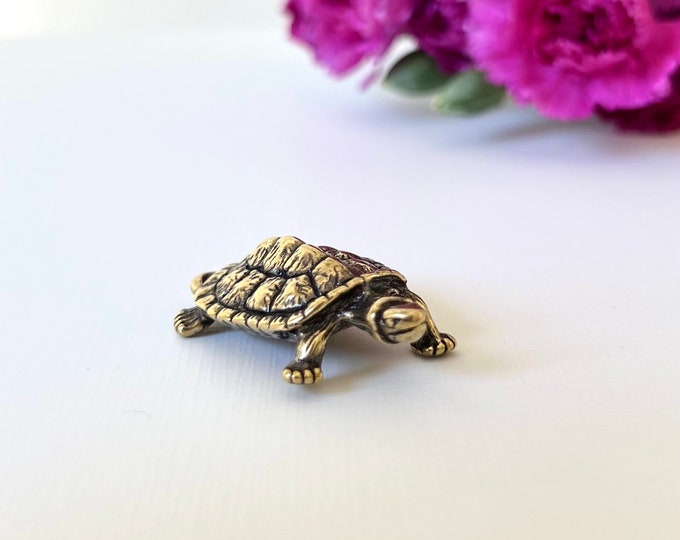 Turtle Snow Cone Glass Figurine - Etsy