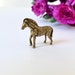 Brass Zebra Figurine - Etsy