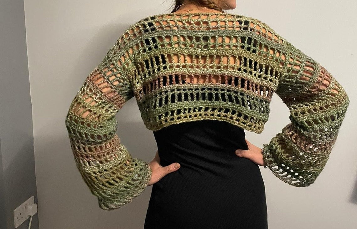 Crochet Mesh Jumper - Etsy