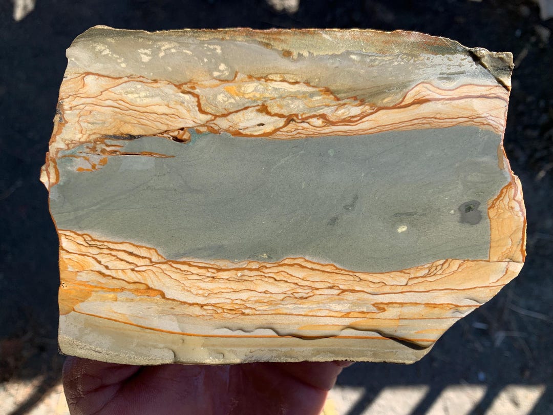 Cripple Creek Picture Jasper Rough Slab - Etsy