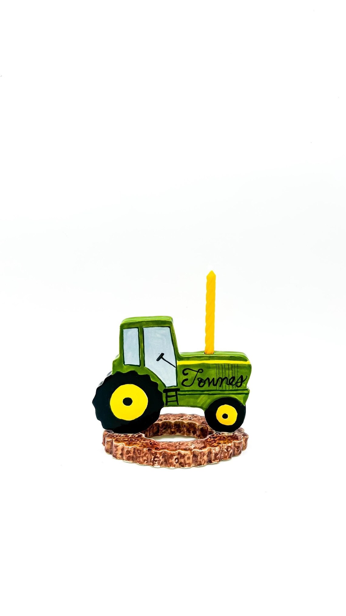 Tractor Birthday Cake Topper - Personalized Cake Topper Keepsake for ...