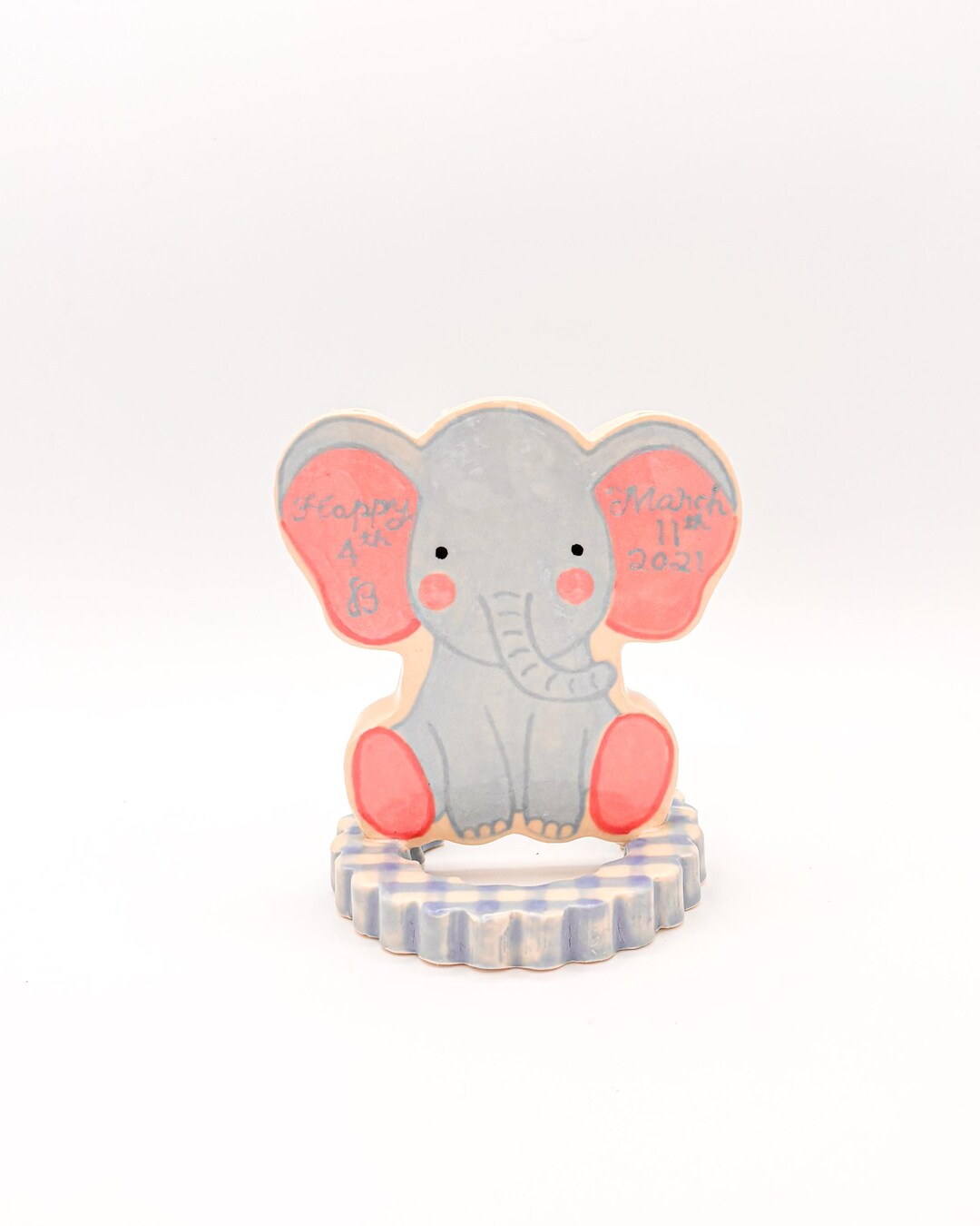 Elephant Birthday Cake Topper - Etsy