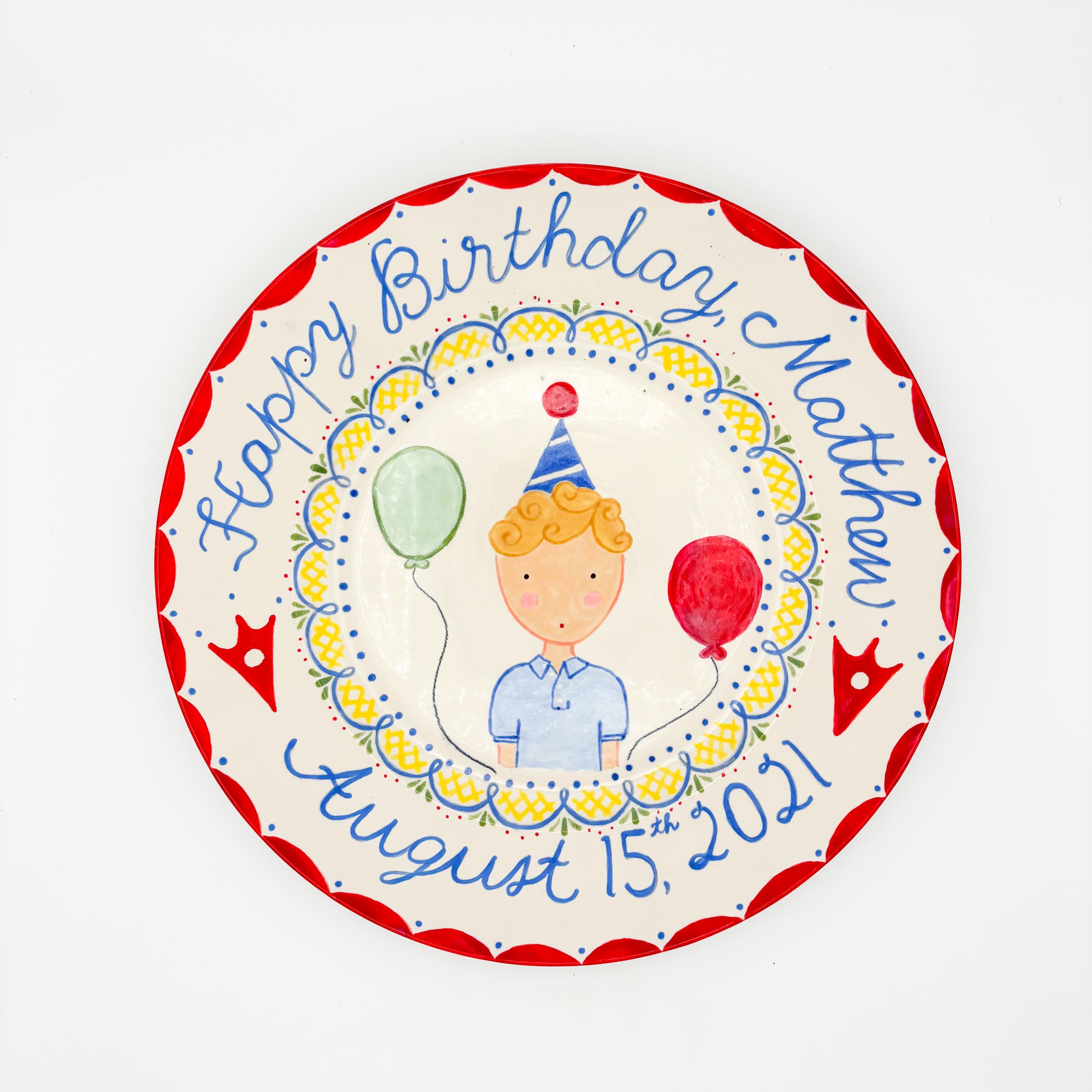 Birthday Plate - Etsy