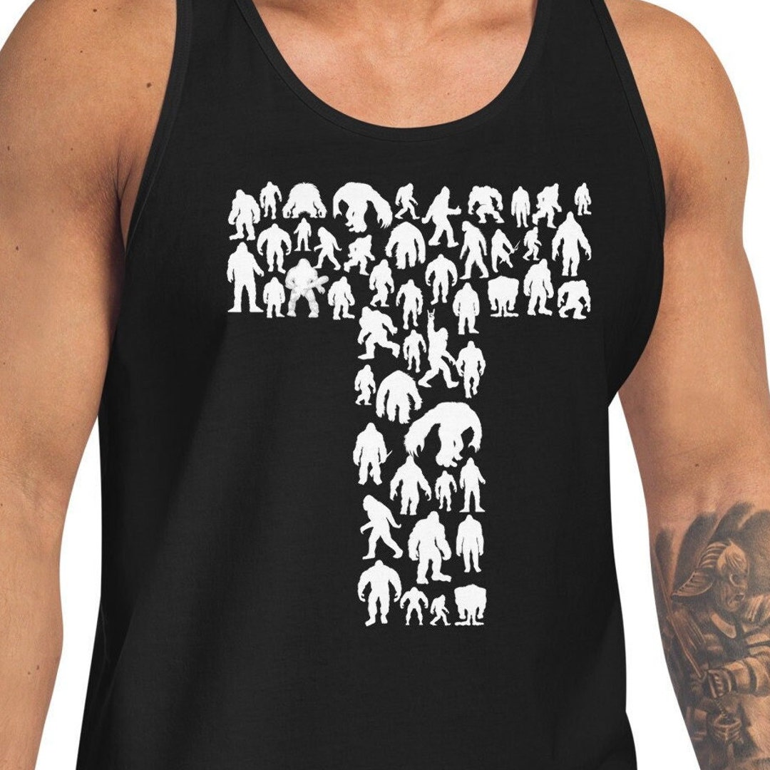 Yeti-tee a Letter T Shirt, Yeti, Sasquatch, Big Foot, Tank Top - Etsy