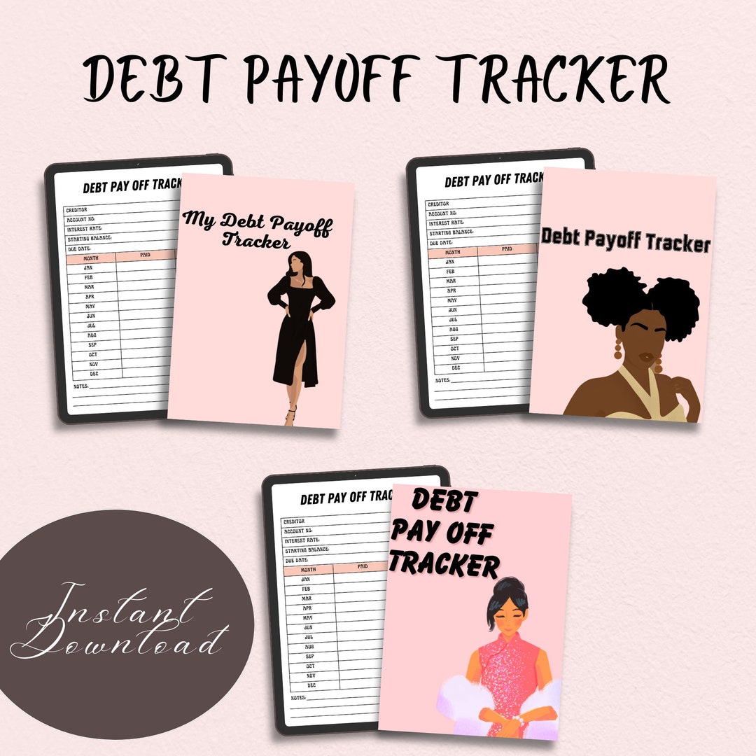 Debt Payoff Tracker Debt Payoff Snowball Debt Payoff - Etsy