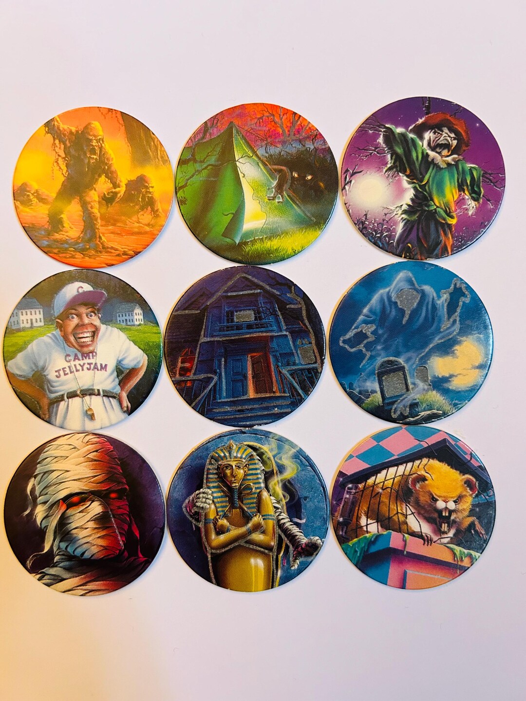 Choose a Pog From the Goosebumps Milk Caps Collection - Etsy