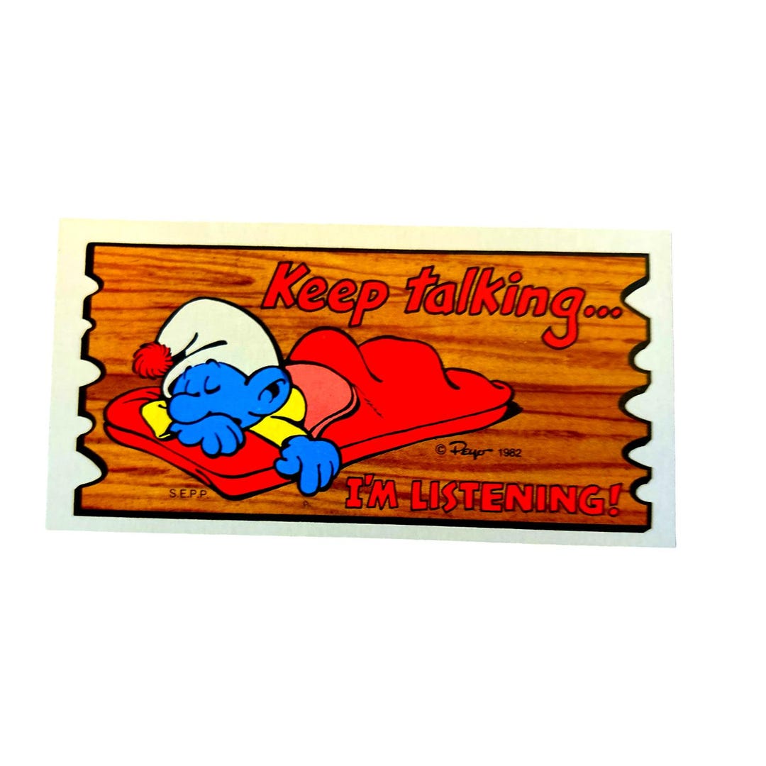 Smurfs (1982) #1 Vintage Trading Card - Etsy