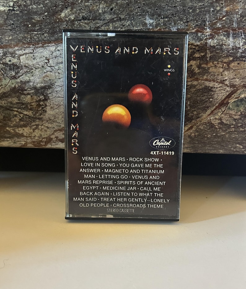 Venus and Mars 1975 Paul Mccartney & Wings Cassette - Etsy