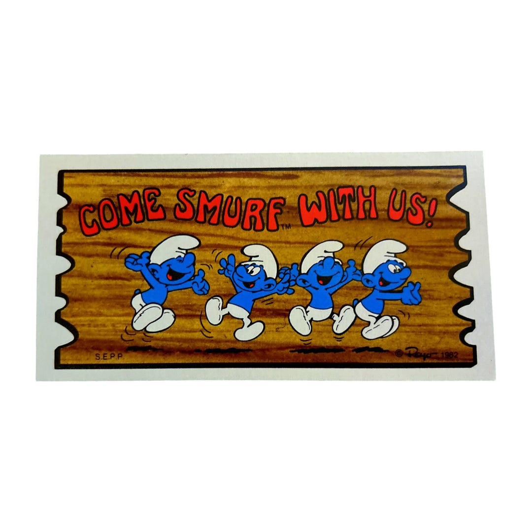 Smurfs (1982) #43 Vintage Trading Card - Etsy