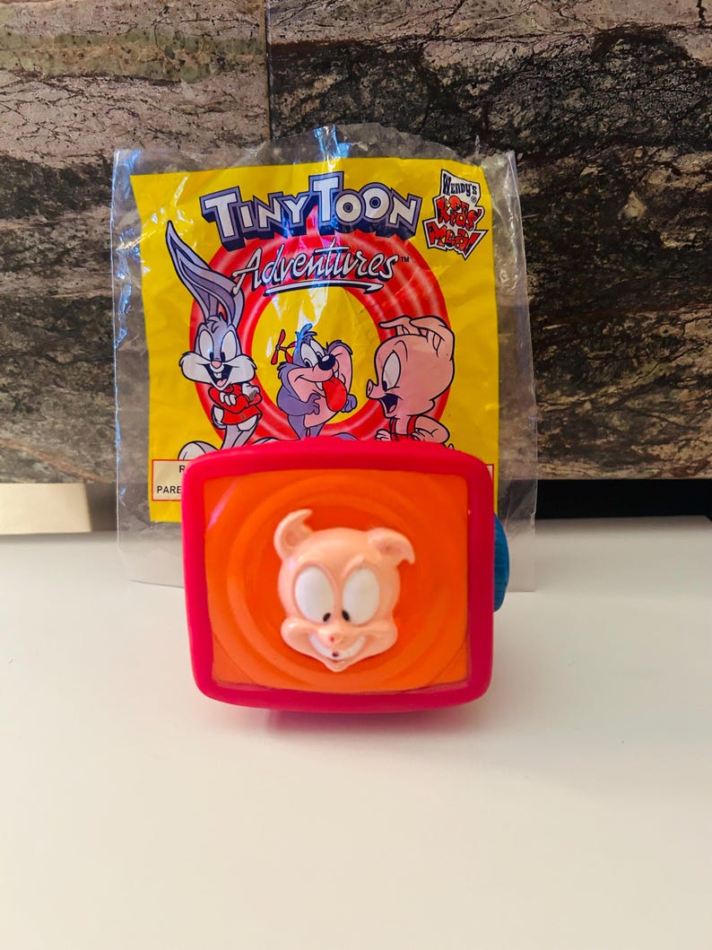 Tiny Toon Hamton TV Toy 1998 Wendys Happy Meal Toy - Etsy