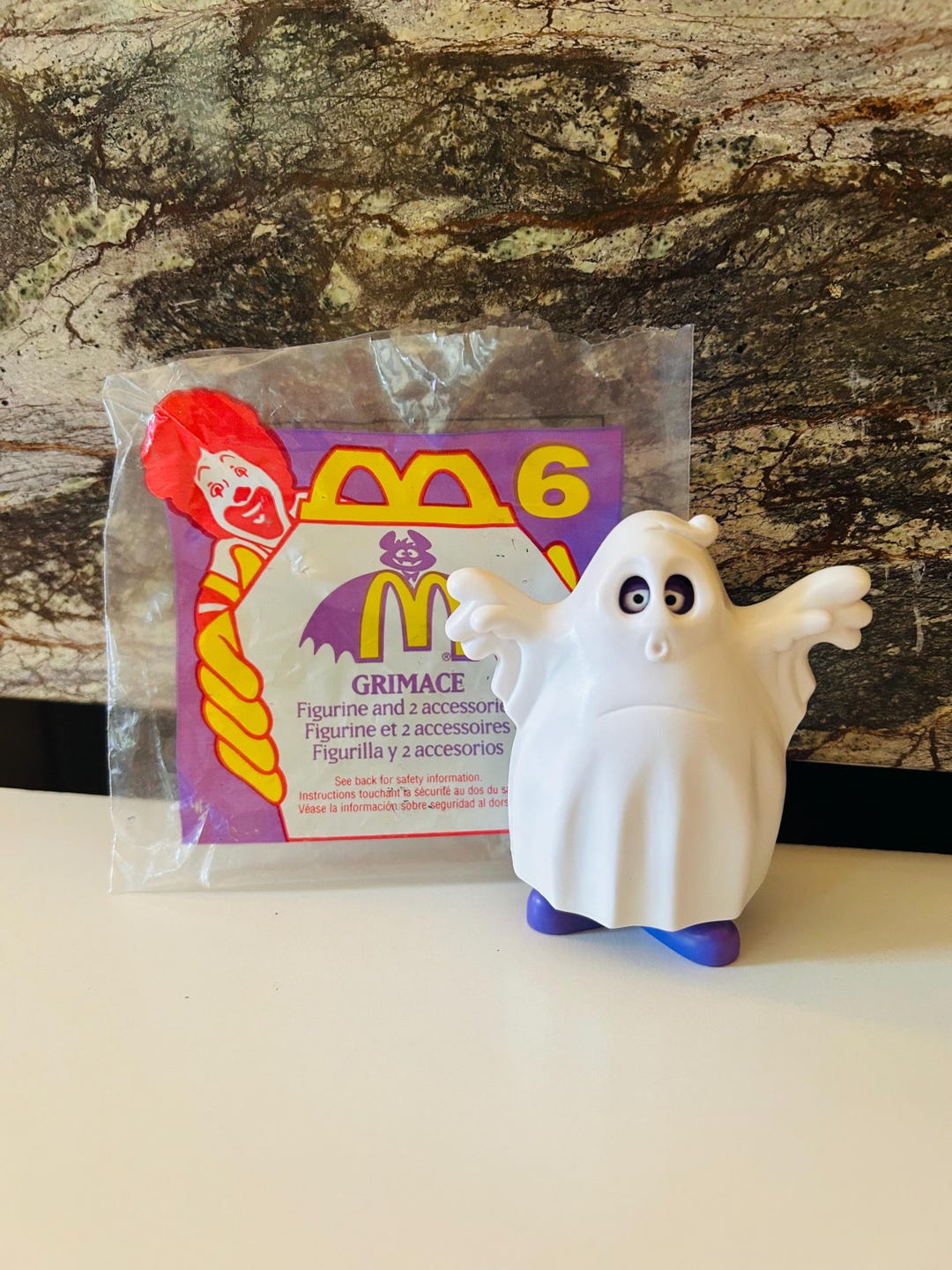 Grimace Halloween 1995 Ghost Toy - Etsy
