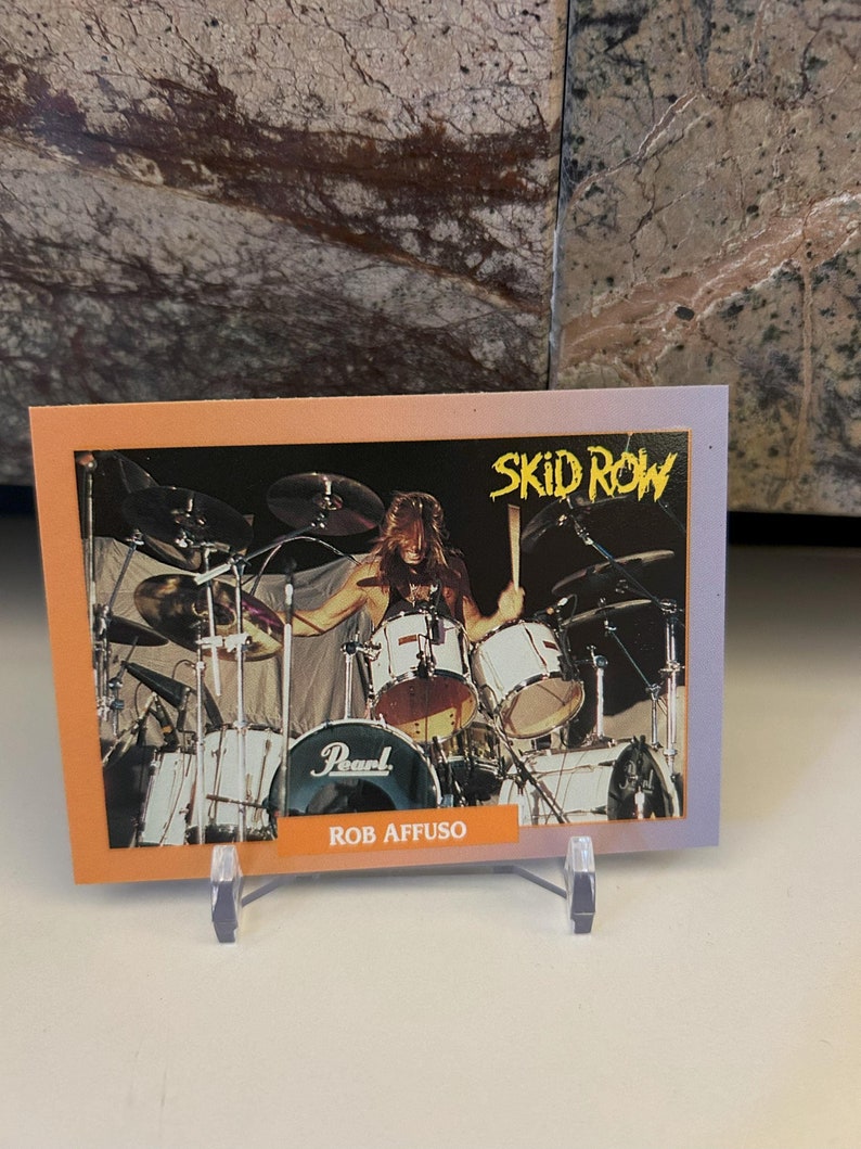 Skid Row 1991 Trading Card Rob Affuso #227 - Etsy