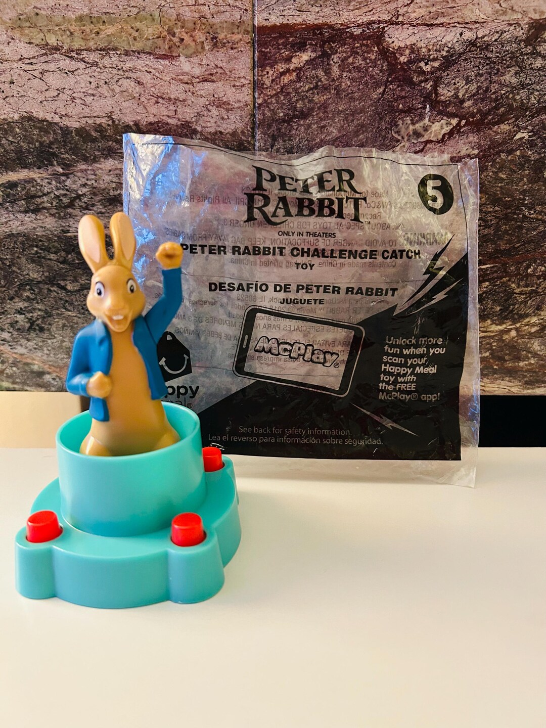 Peter Rabbit Happy Meal Challenge Catch Toy - Etsy