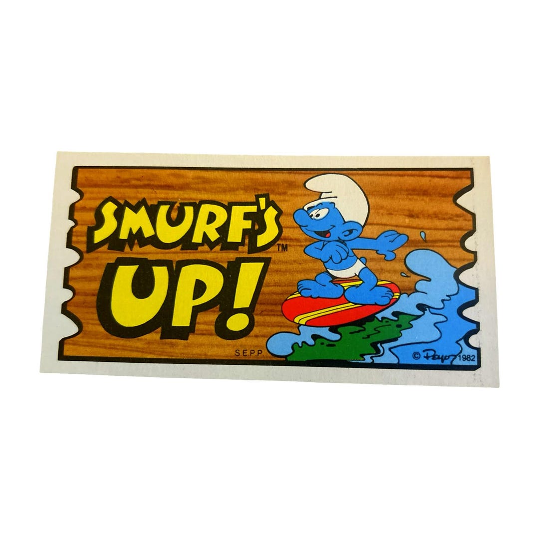 Smurfs (1982) #17 Vintage Trading Card - Etsy