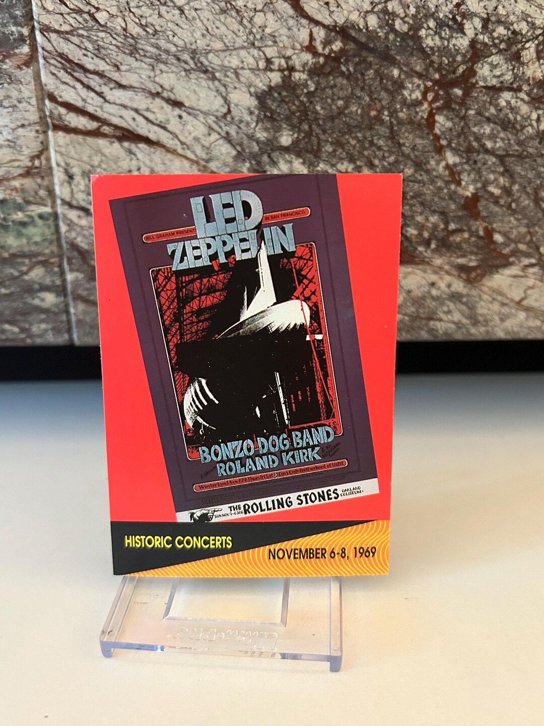 Led Zeppelin 1991 Trading Card #258 Historic Concerts Rolling Stones - Etsy