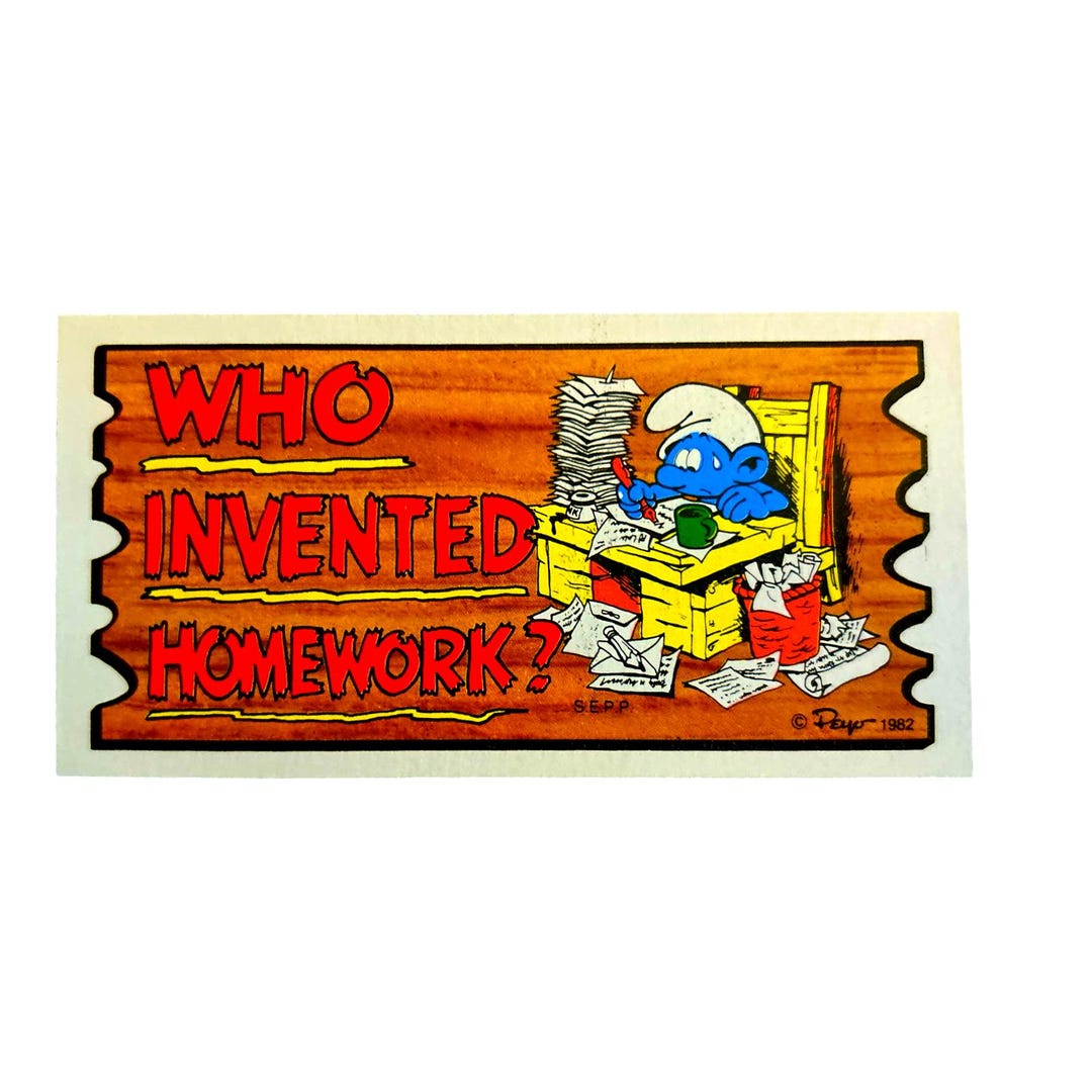 Smurfs (1982) #26 Vintage Trading Card - Etsy