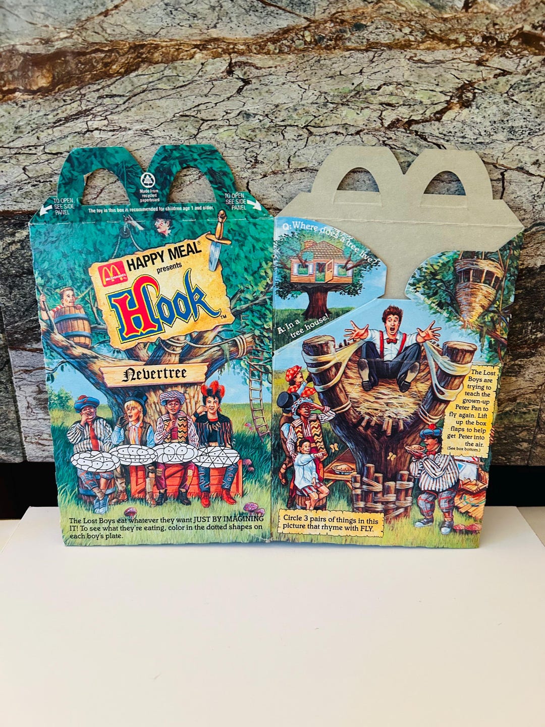 Hook Happy Meal 1991 Box, Party Favor Box - Etsy