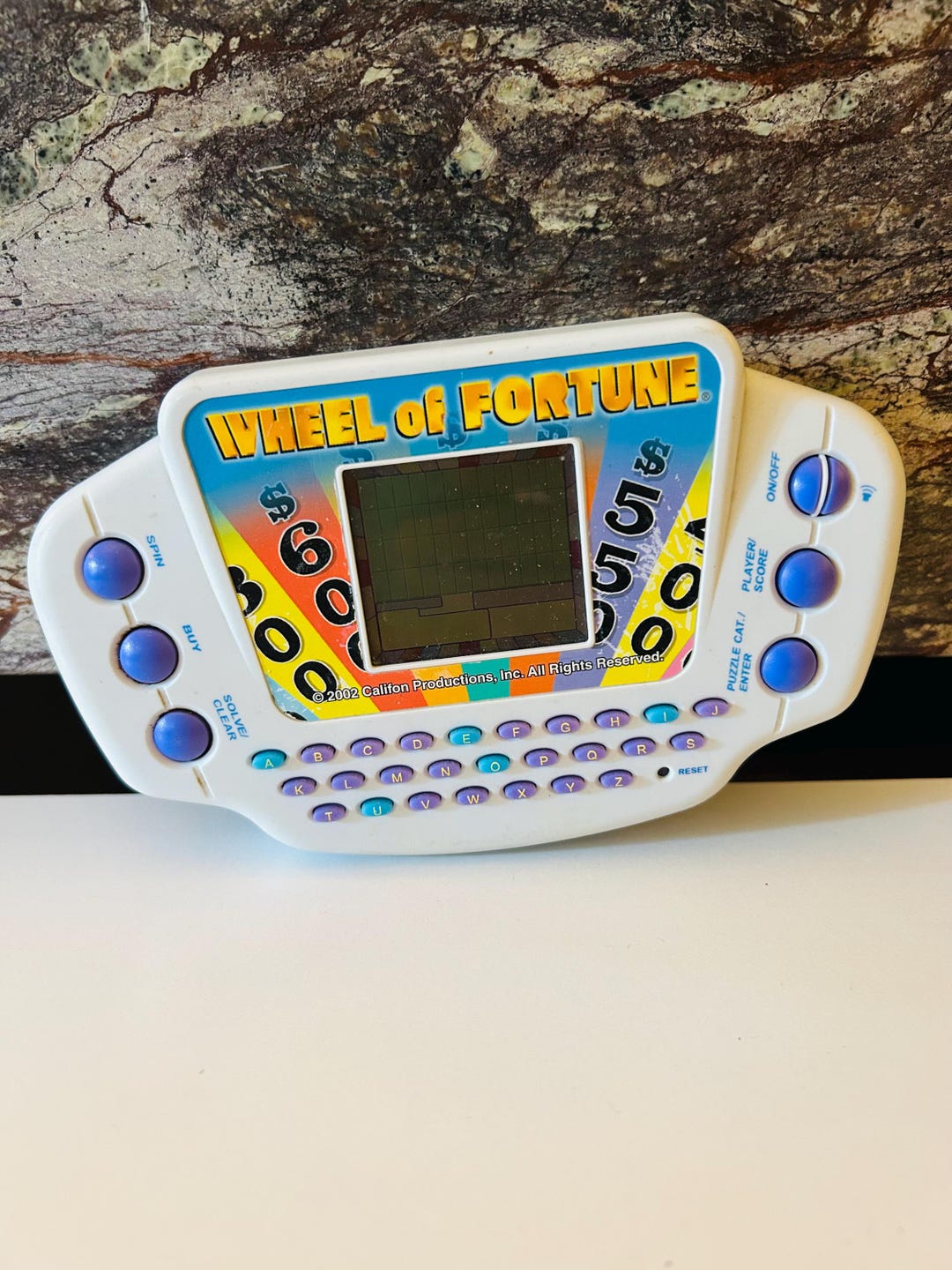Wheel of Fortune 2003 Tiger Electronic Handheld Video Game (BATTERIES ...
