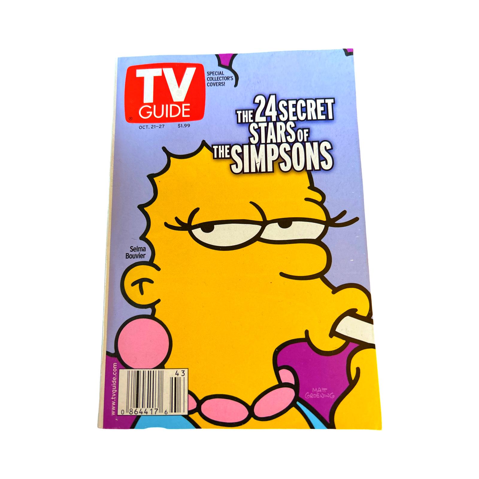 Selma Bouvier the Simpsons Collector's Cover TV Guide (2000) - Etsy