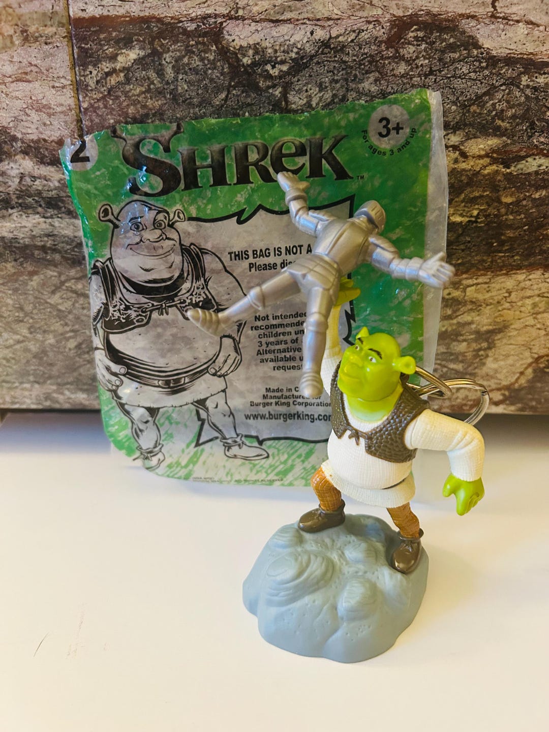 Shrek 2001 Keychain Happy Meal Toy - Etsy