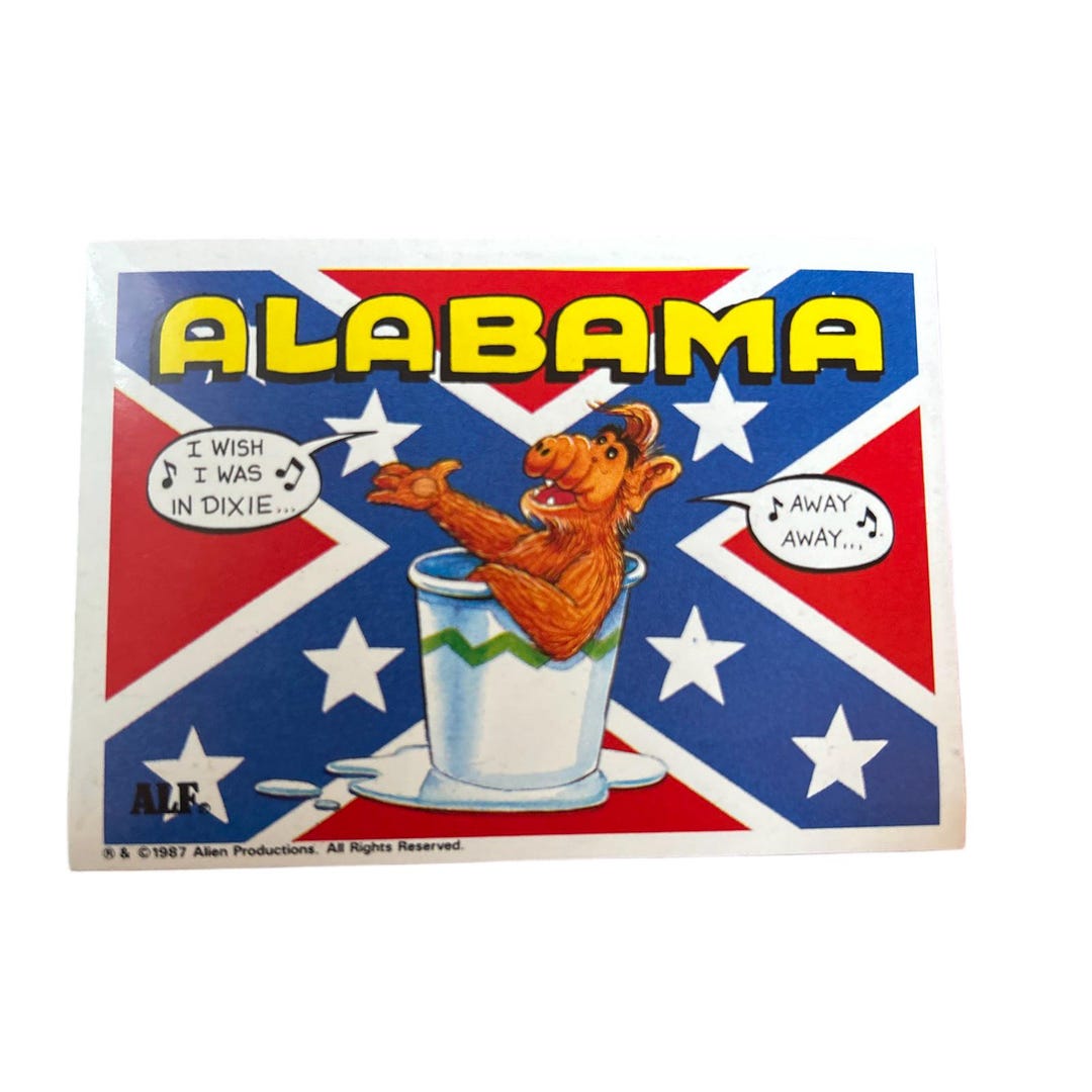 Alf Alabama (1987) Sticker #1 - Etsy