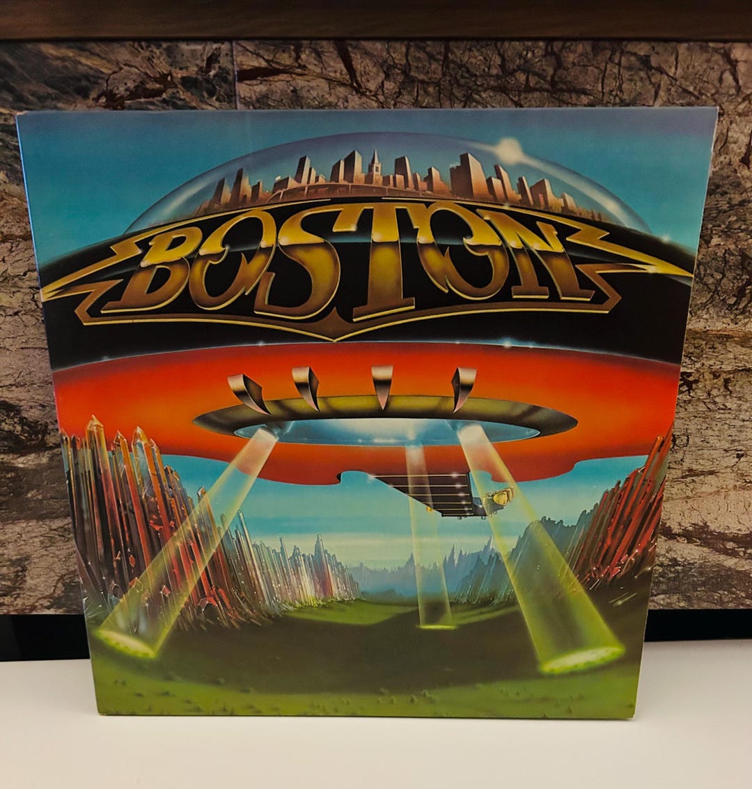 Boston 1978 Vinyl Don't Look Back Gatefold Album - Etsy