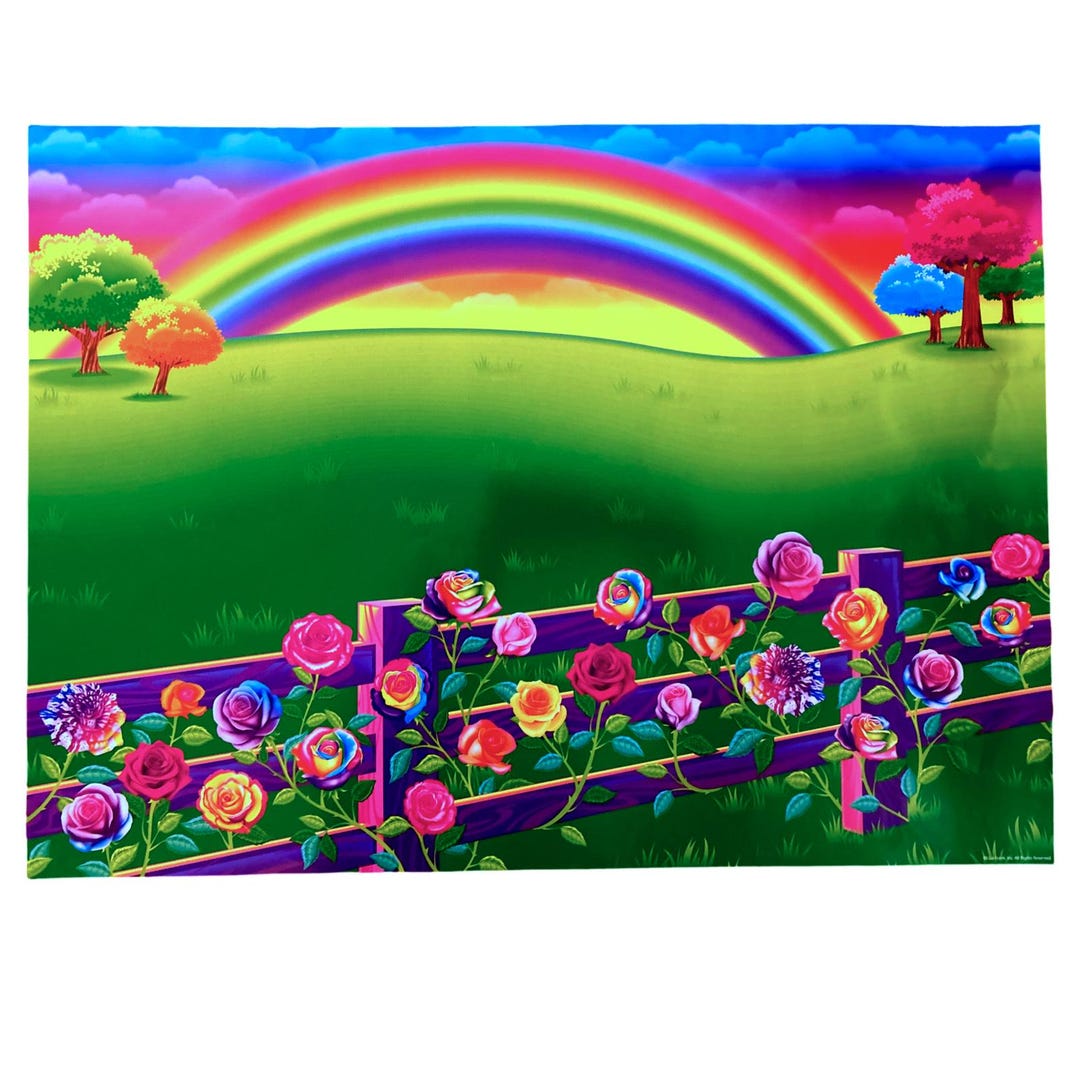 Lisa Frank Poster 14x19 Rainbow Sky Glossy Backdrop Sheet - Etsy