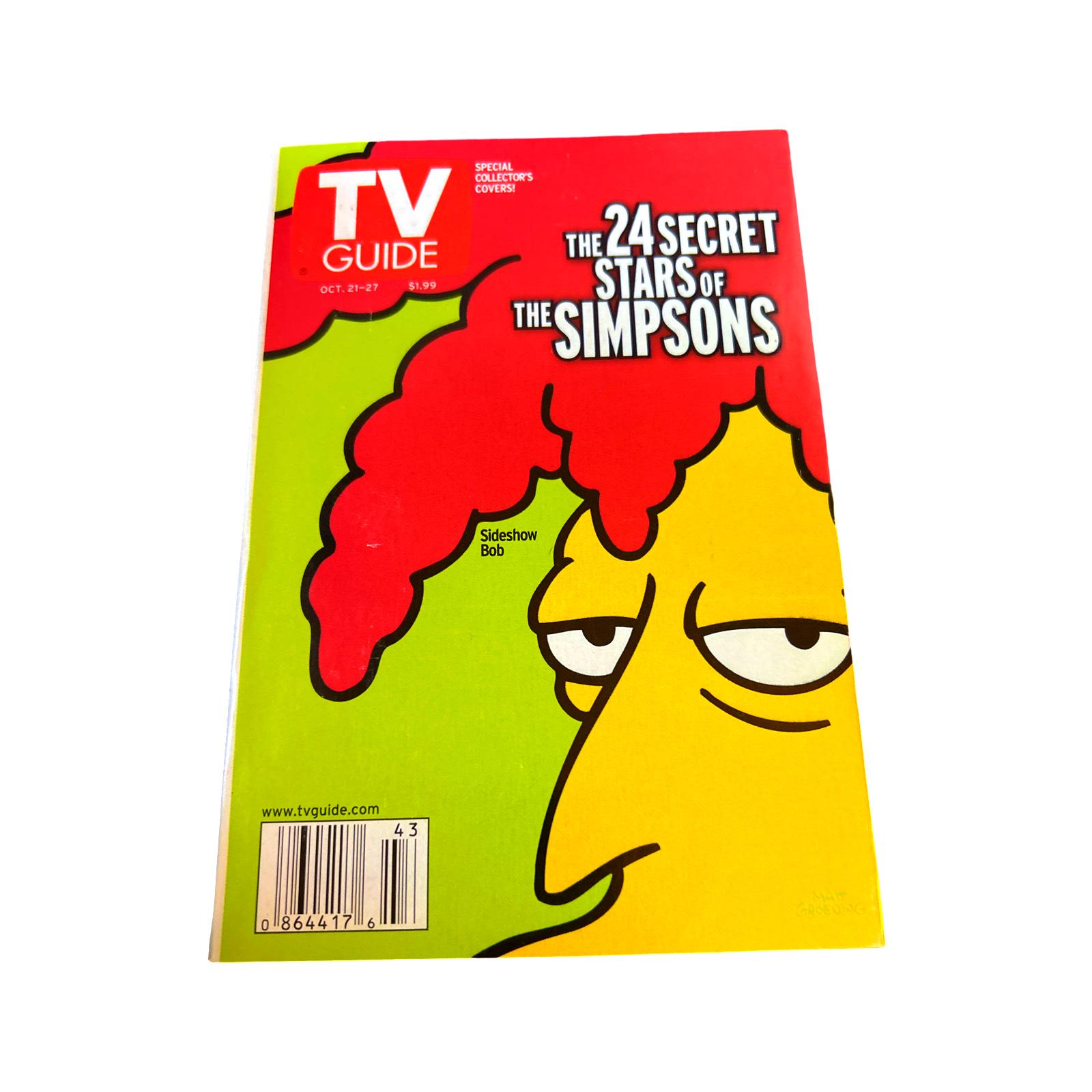 Sideshow Bob the Simpsons Collector's Cover TV Guide (2000) - Etsy