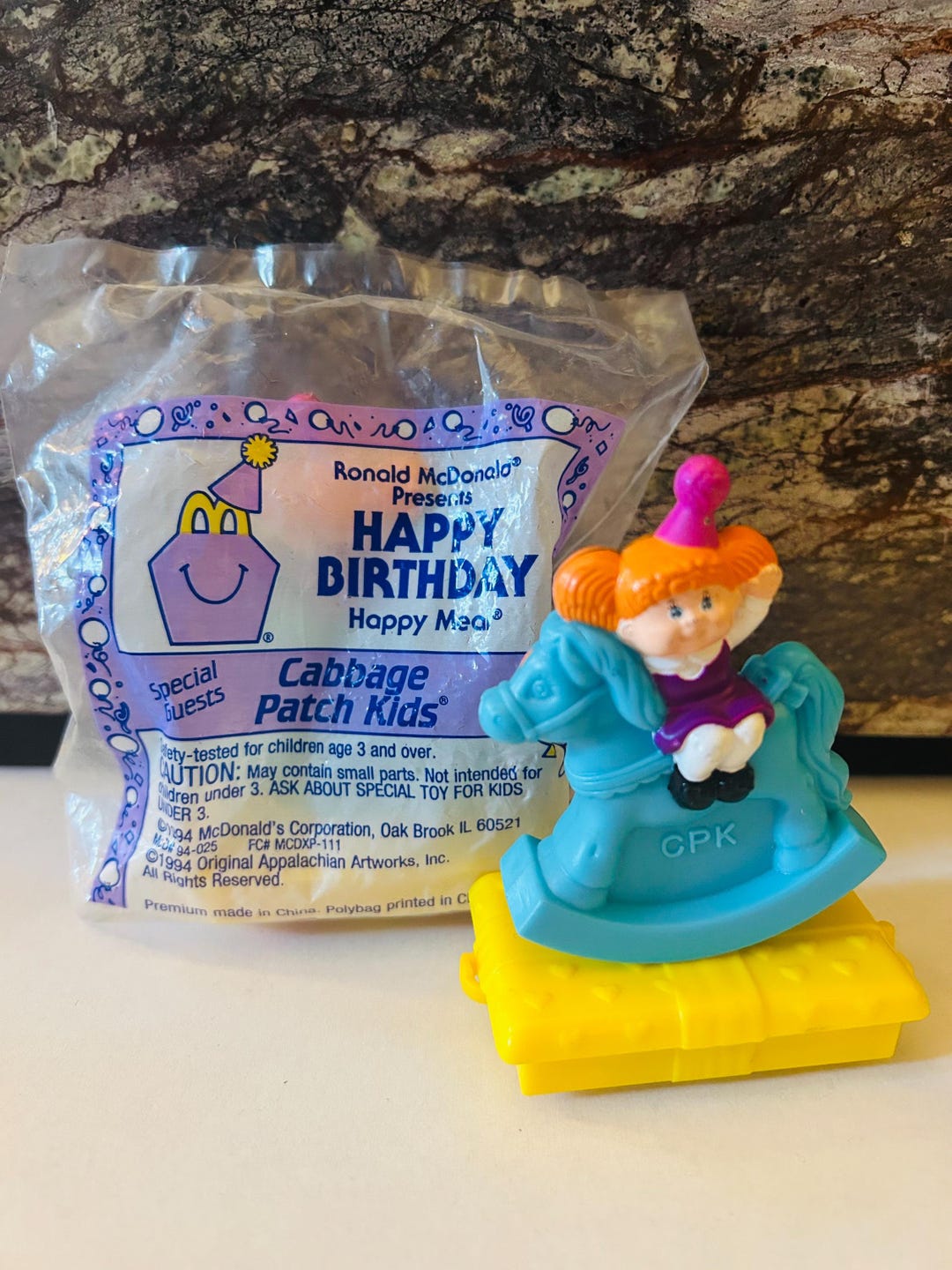 Happy Birthday Cabbage Patch 1994 Happy Meal Toy, Cake Topper, Party ...