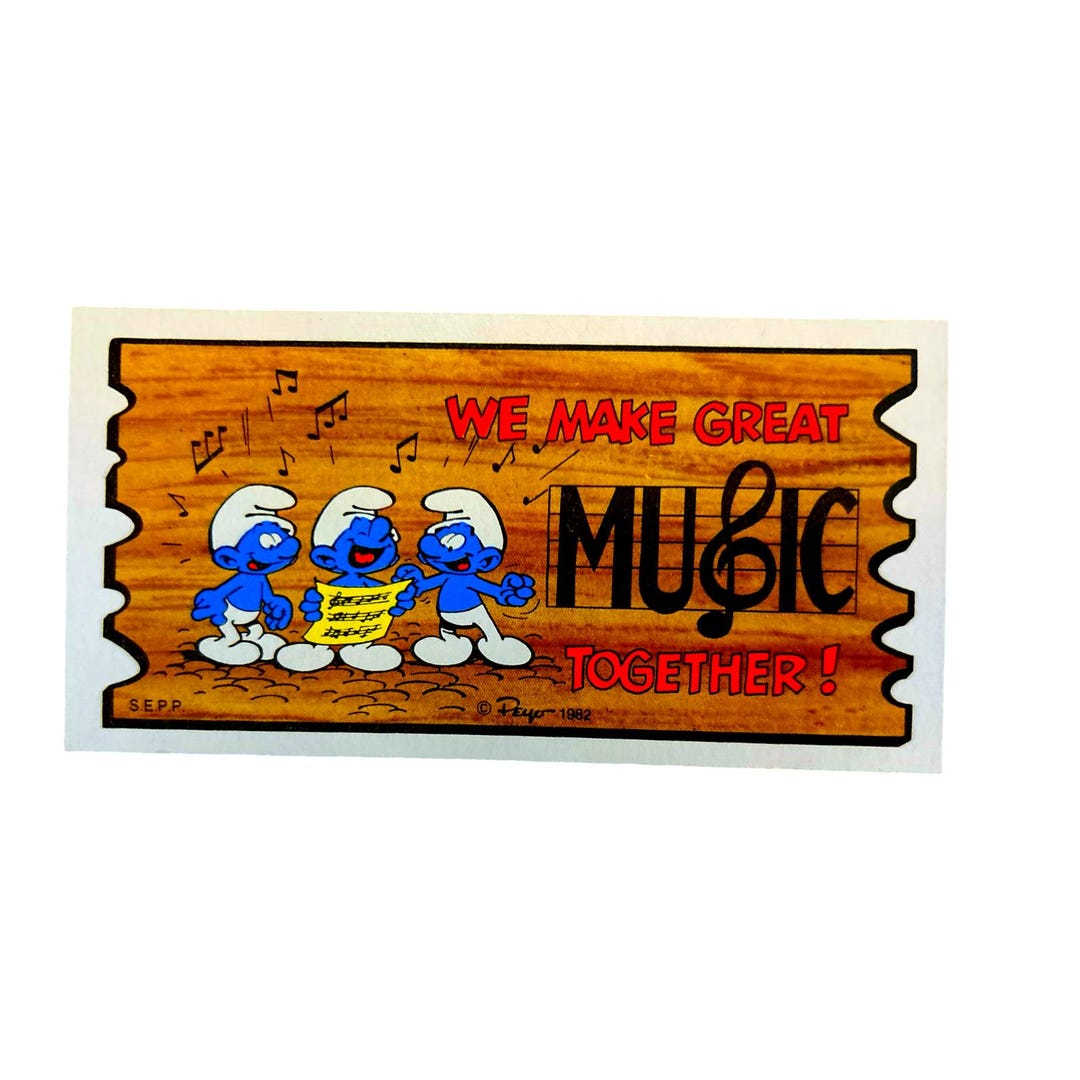 Smurfs (1982) #27 Vintage Trading Card - Etsy