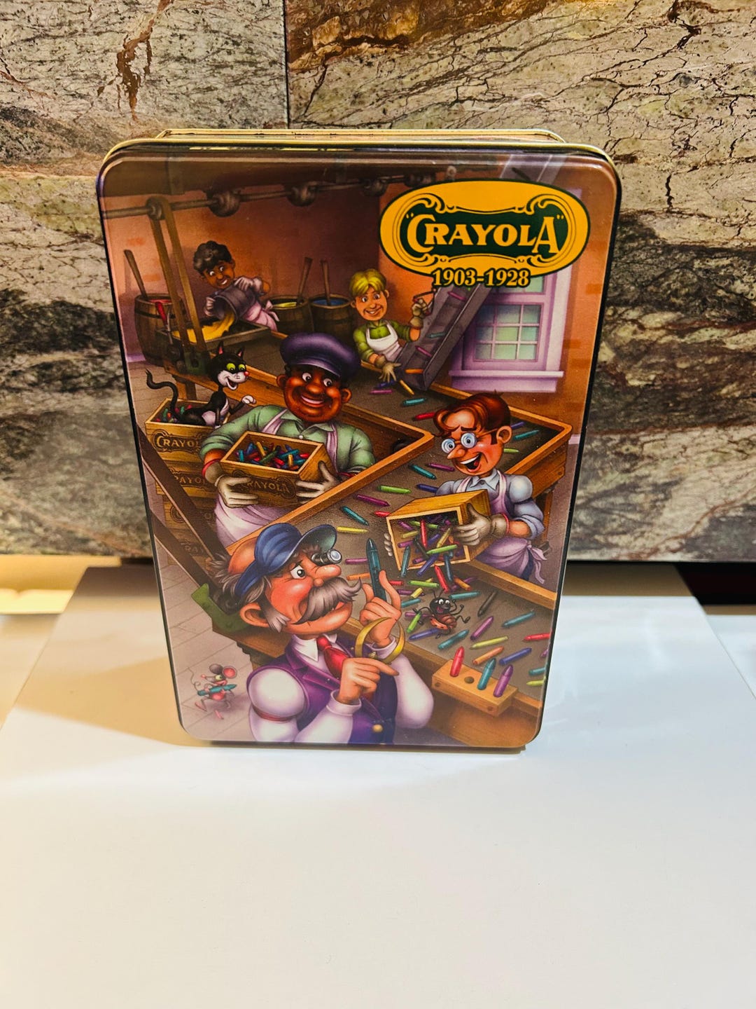 Crayola 5x8 Gift Box Tin 2003 Empty Storage Container - Etsy