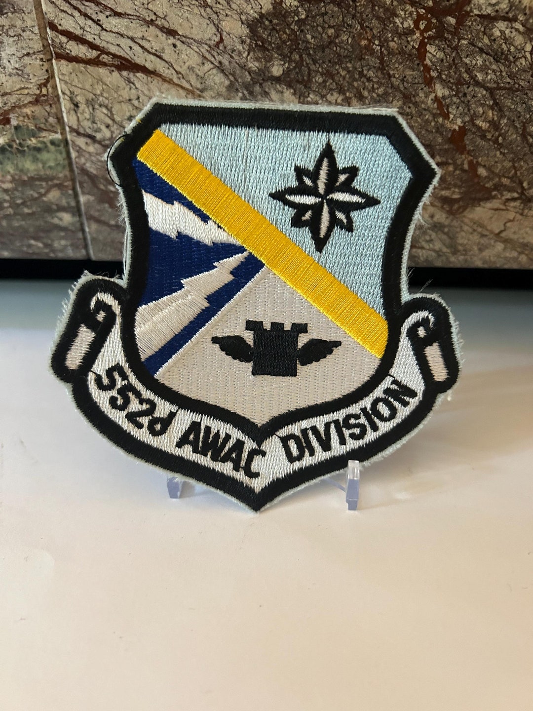 US Air Force 552d Awac Division Vintage Embroidered Patch - Etsy