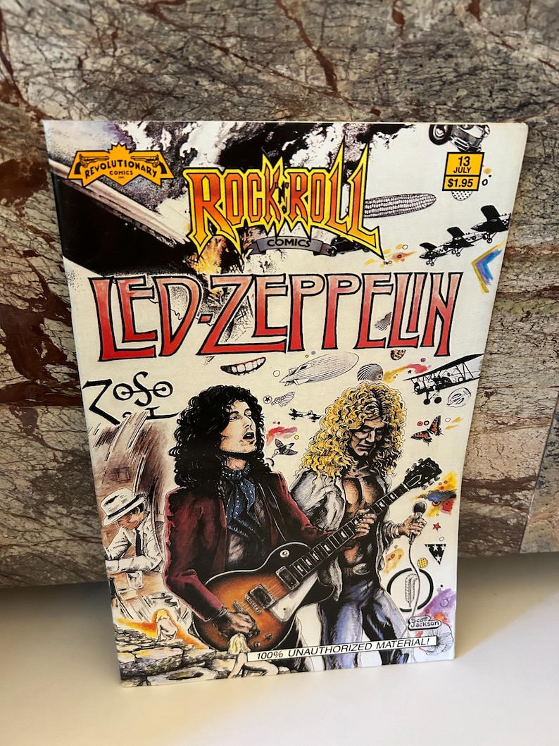 Led Zeppelin Rock N' Roll Comic No. 13 July 1990, First Printing - Etsy