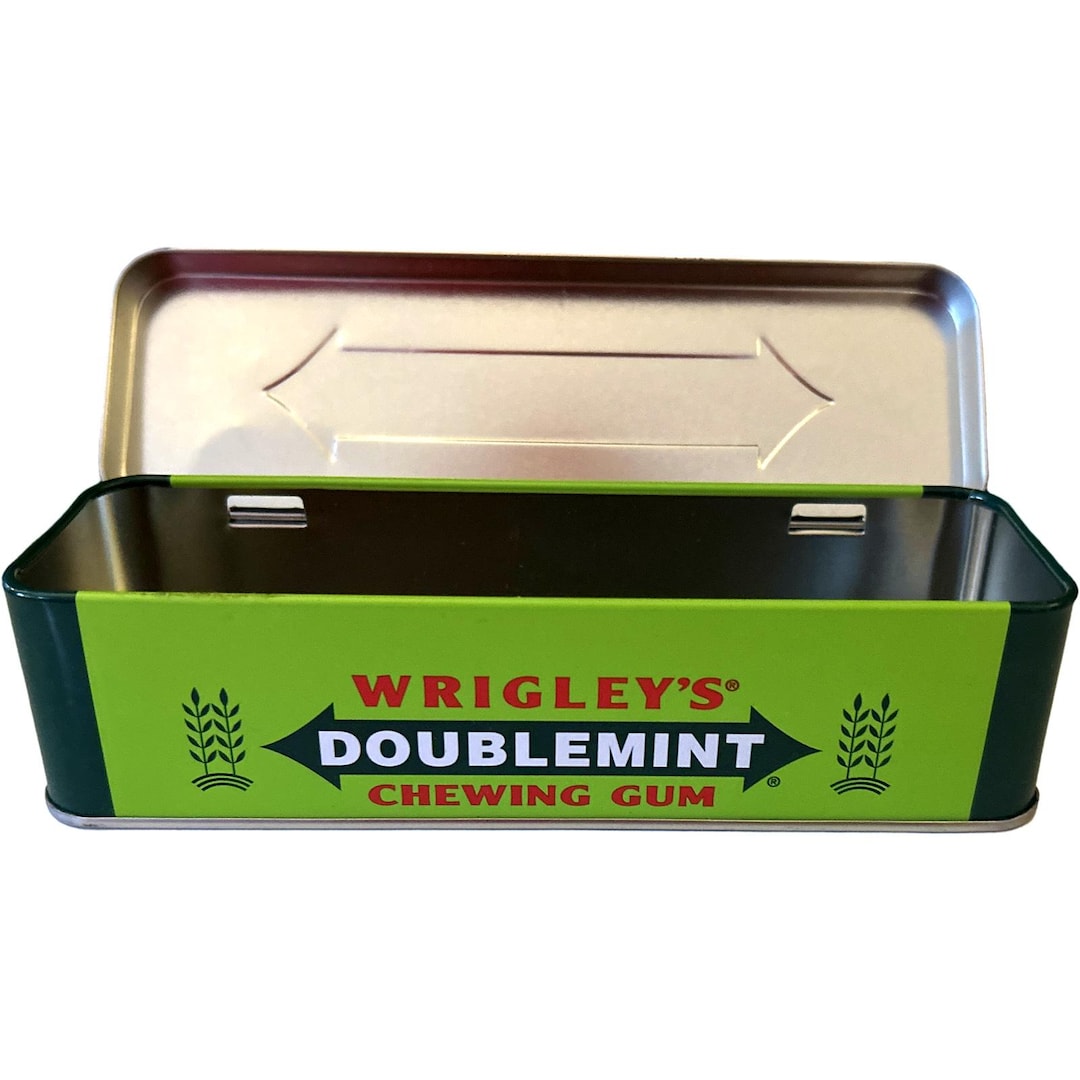 Wrigley Doublemint Tin Container Empty Storage Container - Etsy