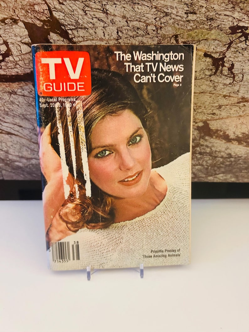 Priscilla Presley 1980 TV Guide - Etsy