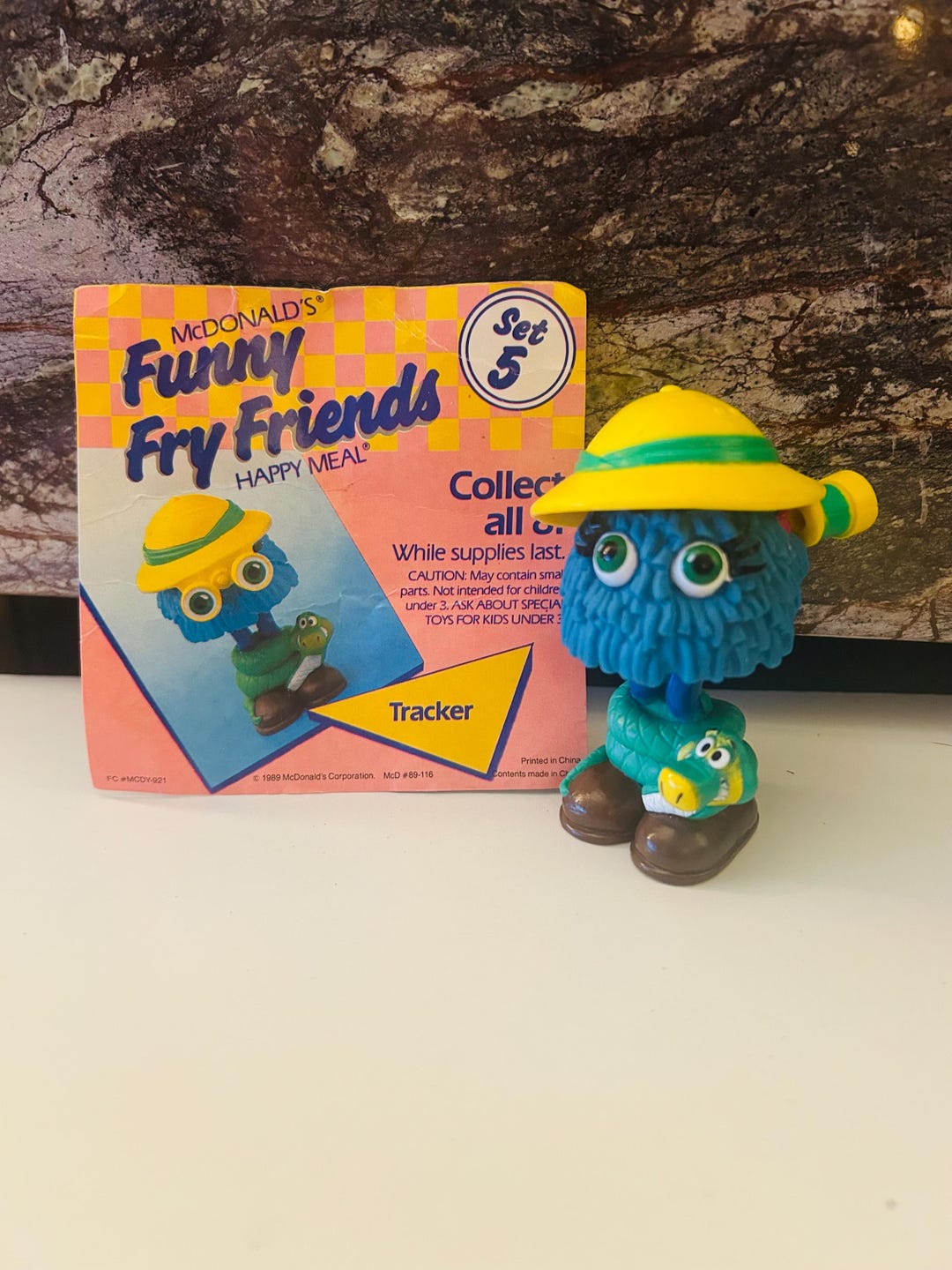 Furry Fry Friends Tracker 1989 Toy Figure - Etsy